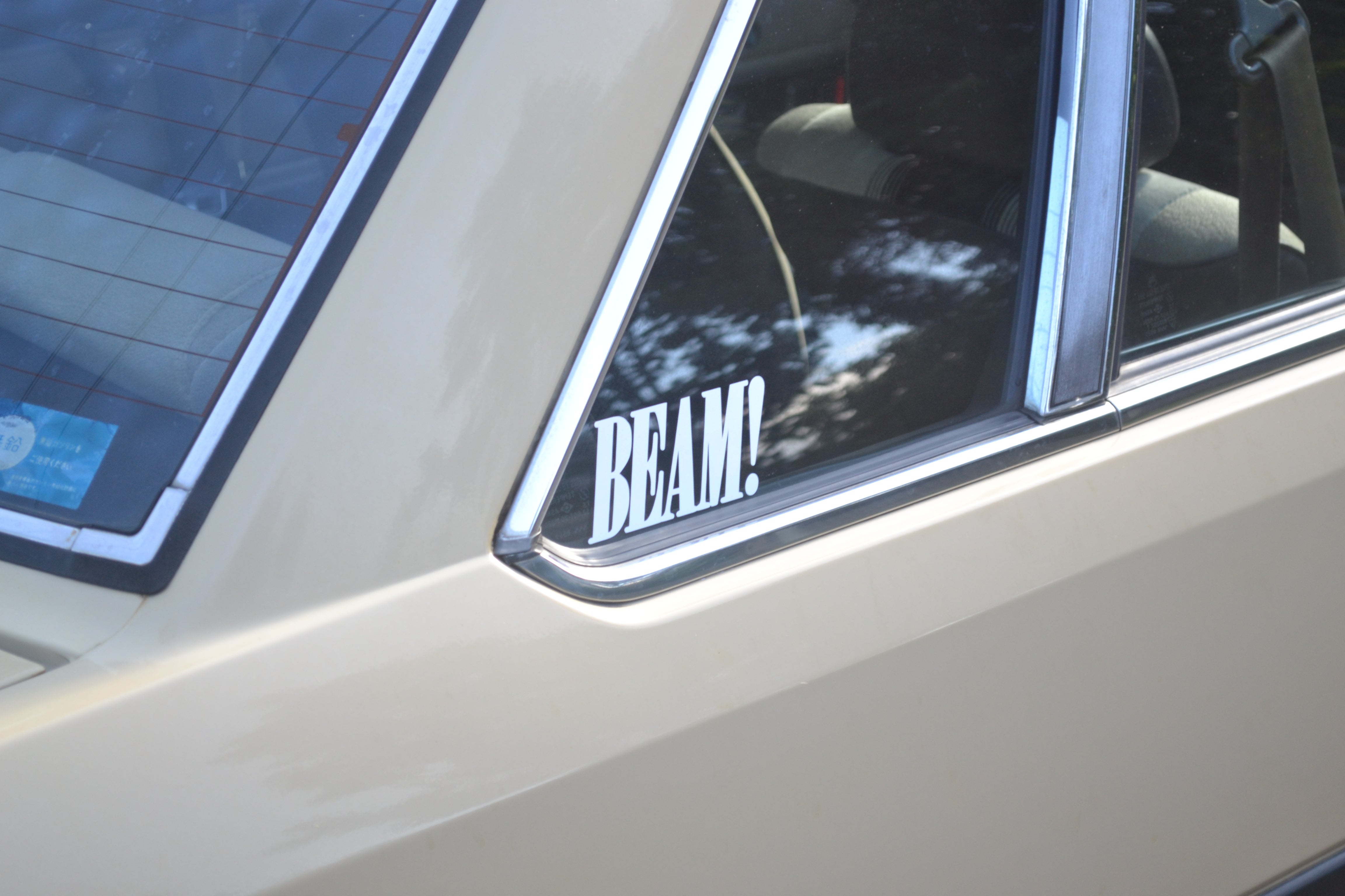 BEAM! - Vinyl decal - 125mm – Beam Speed Shop